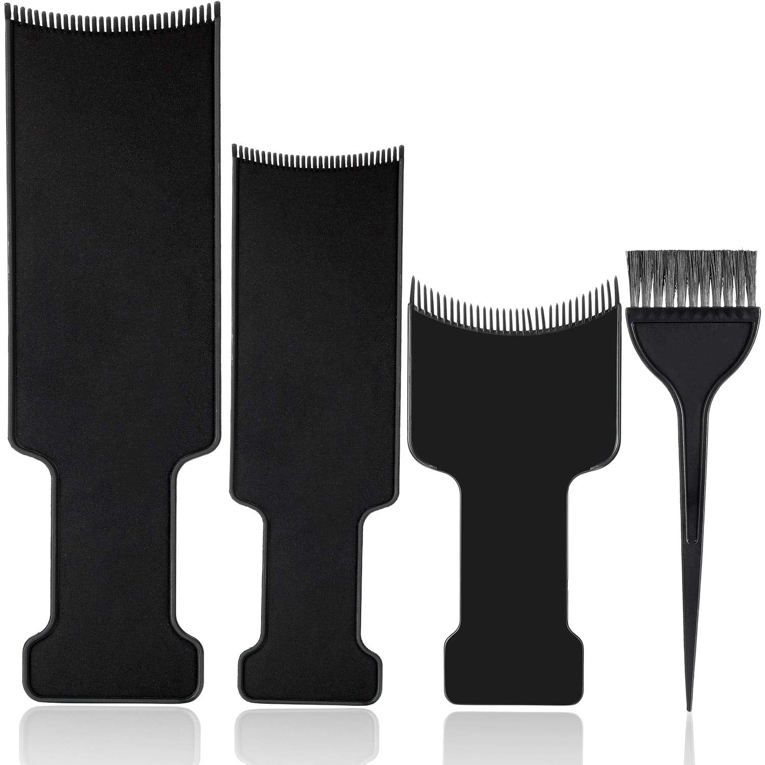 4 Pieces Balayage Highlighting Board and Brush Kit, 3 Pieces Flat Top ...