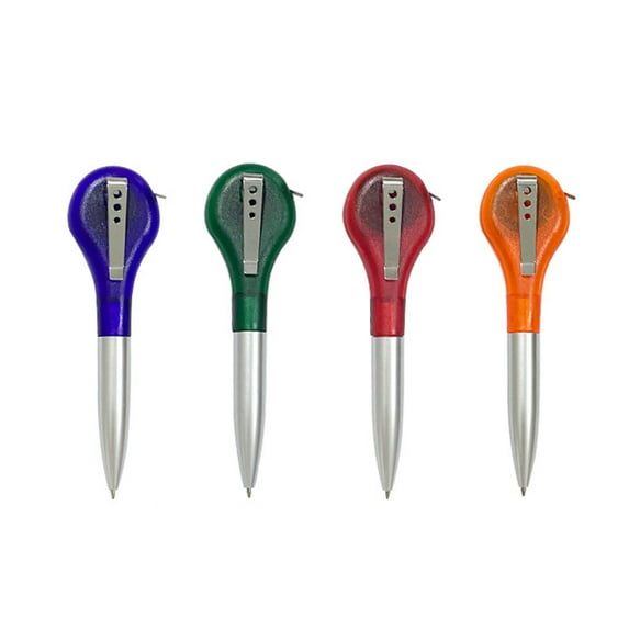 4 Pieces Ballpoint Pen Ruler Tape Measure Pen 2 in 1 Tape Measure Pens ...
