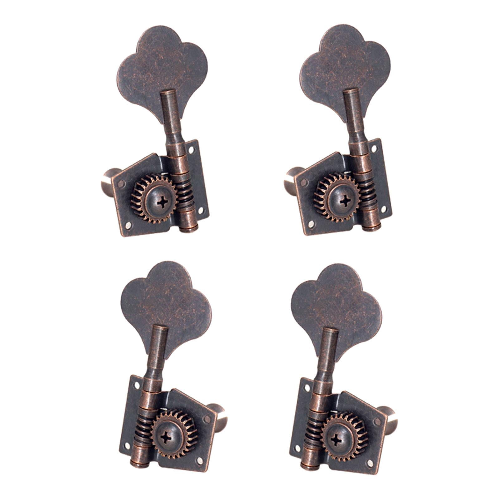 4 Pieces Bass Tuner Peg, Opened Electric Bass Tuning Pegs, Durable ...