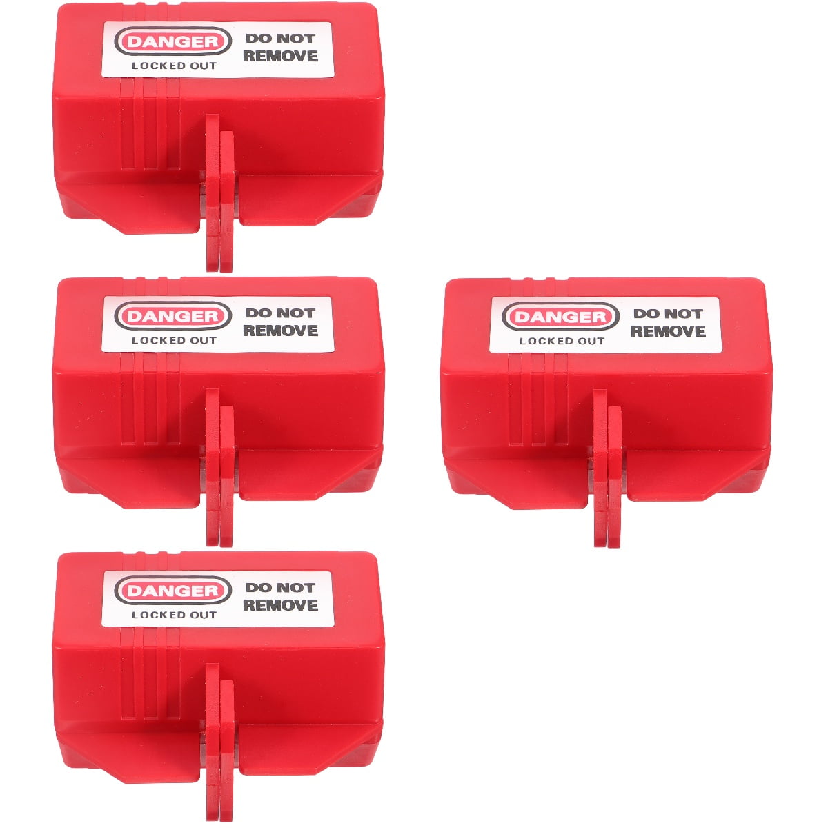 4 Pieces Black Outdoor Extension Cord Plug Lock Box - Walmart.com