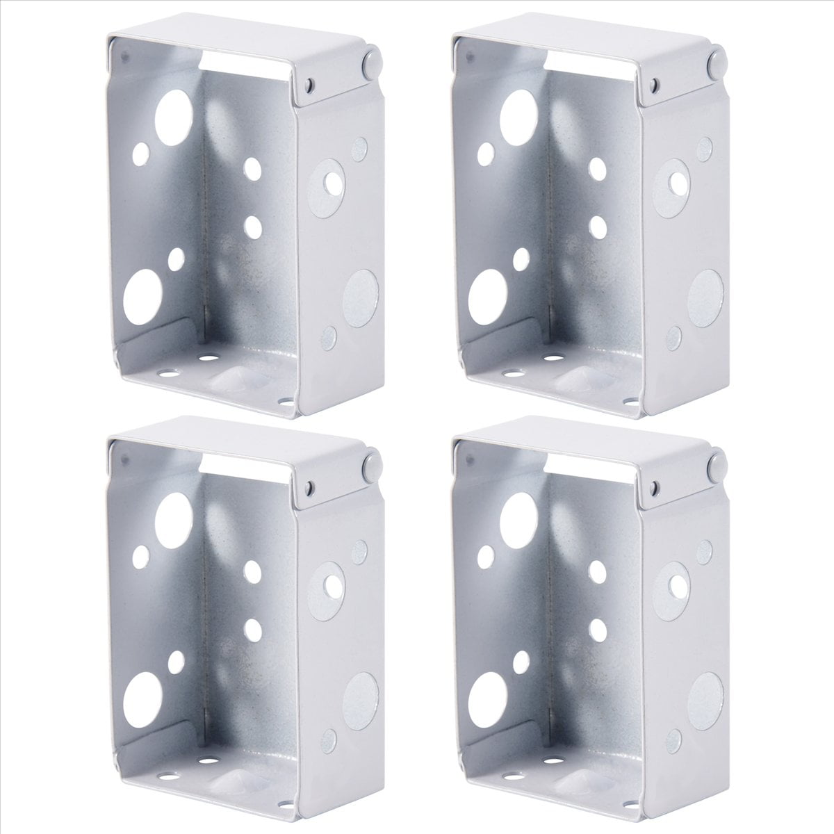 4 Pieces Blind Brackets 2 Inch Low Profile Box Mounting Bracket for ...