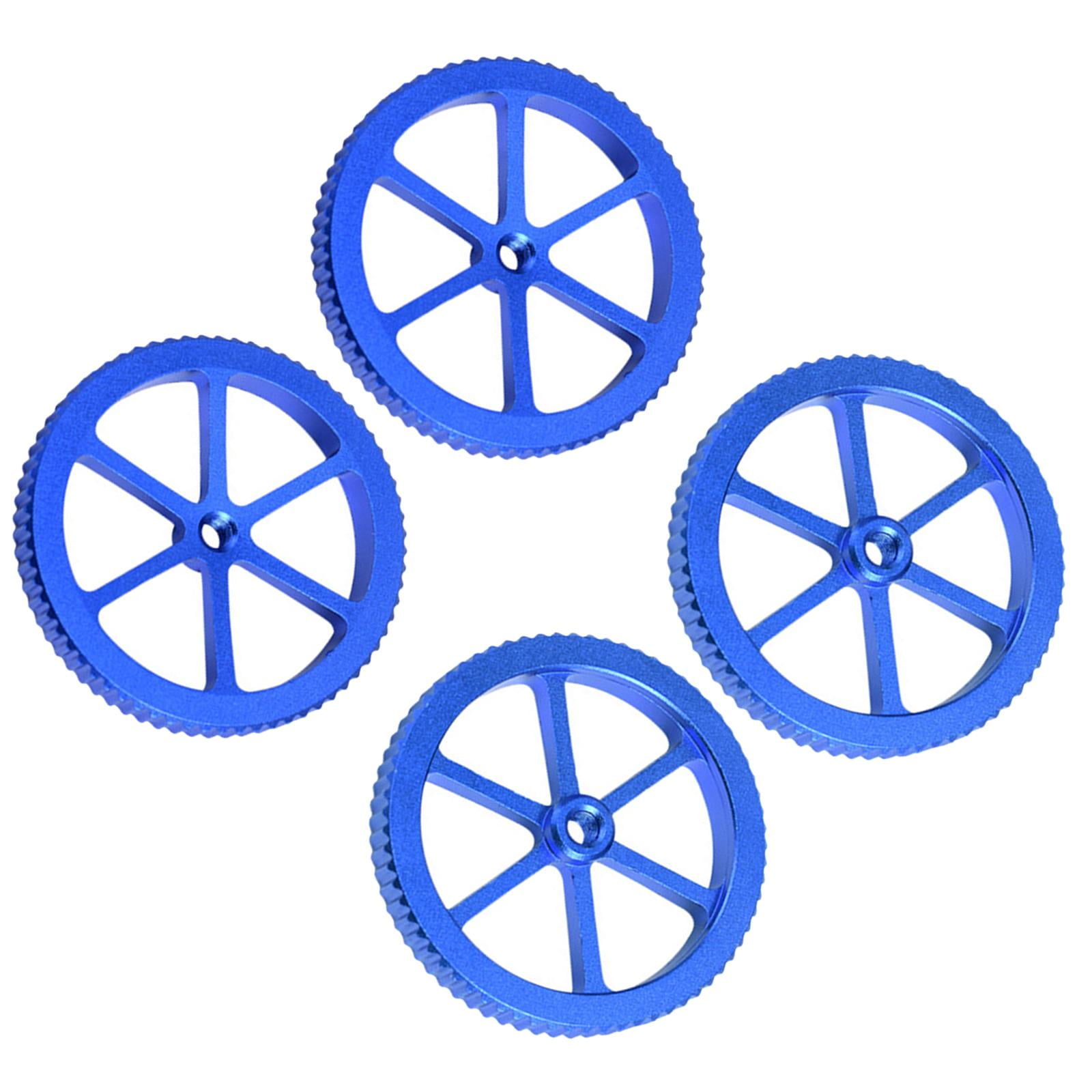 4 Pieces Blue 3D Hand Twist Leveling Nuts, M5 Knobs Wheels, for Ender 3 ...