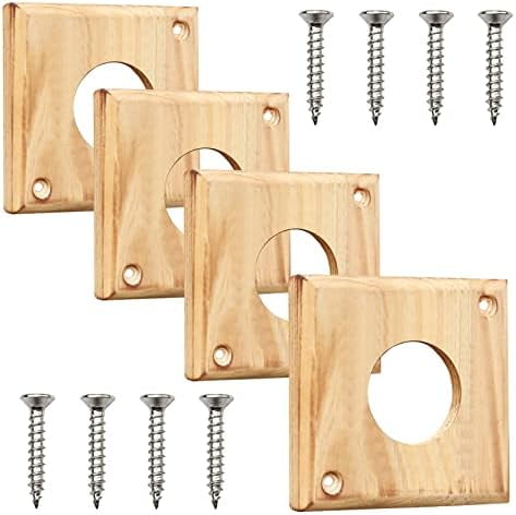 4 Pieces Bluebird House Predator Guard,Wooden Birdhouse Guard,Bird ...