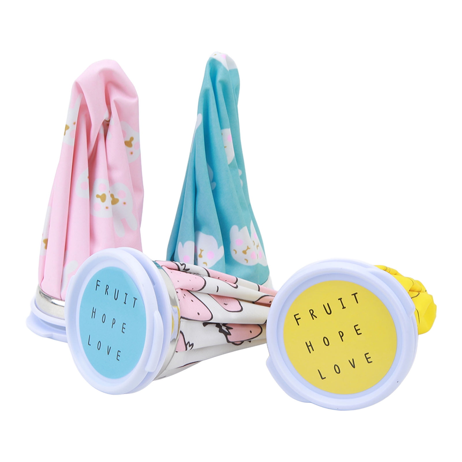 4 Pieces British Style Ice Pack Hot Water Bag Pvc Physical Cooling ...