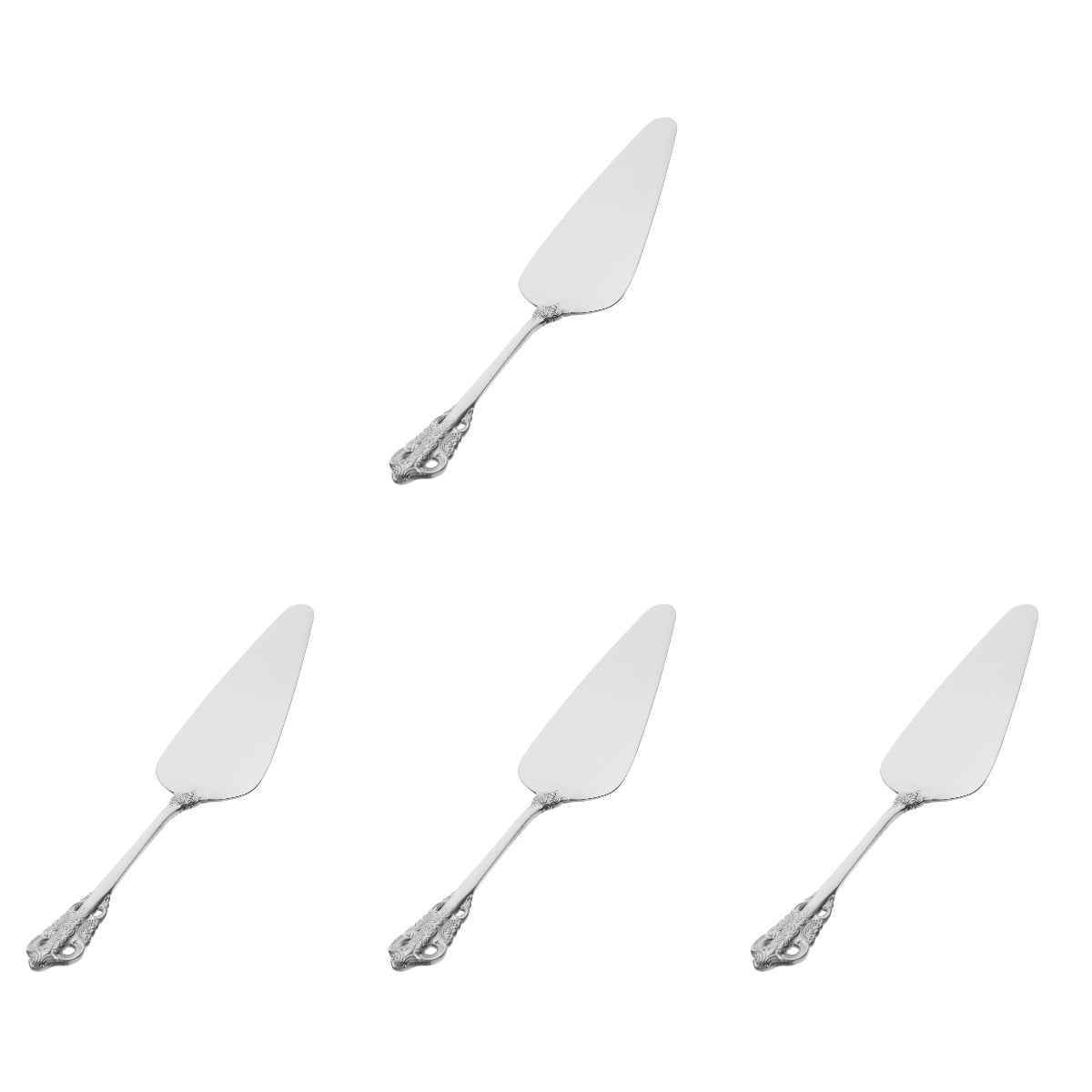 4 Pieces Cake Spatula Decor Pasties Cutter with Handle Cheese Divider ...