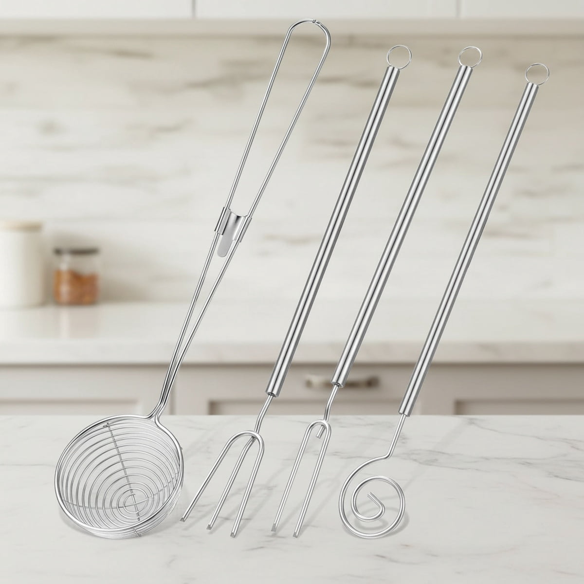 4 Pieces Candy Dipping Chocolate Tools Set 3-prong Dipping Fork, Fondue ...
