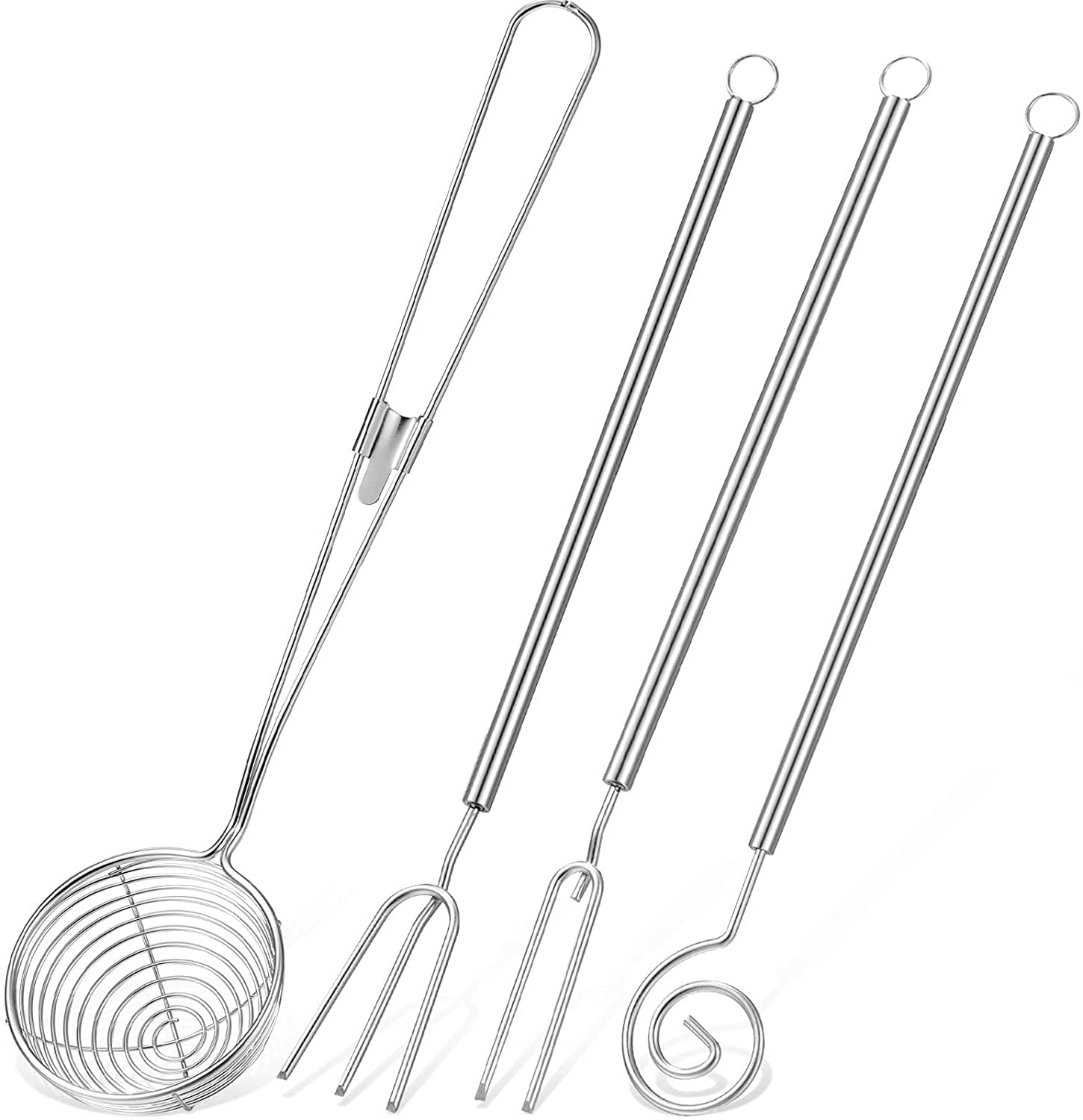 4 Pieces Candy Dipping Chocolate Tools Set 3-prong Dipping Fork, Fondue ...