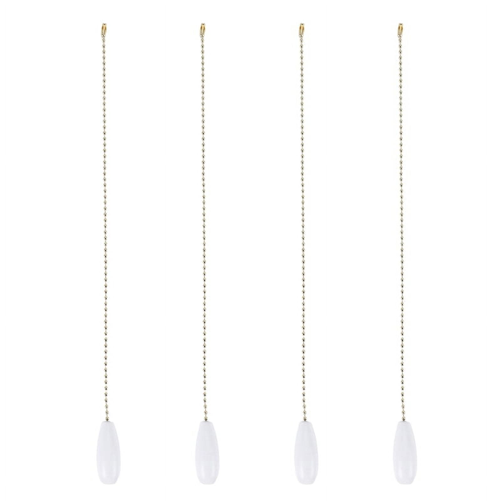 4 Pieces Ceiling Fan Chain Pulls Wooden Pull Chain Extension Pull Chain ...
