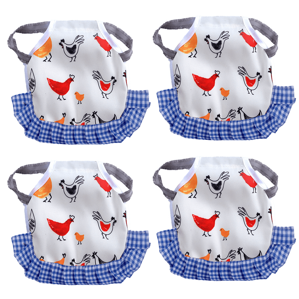 4 Pieces Chicken Saddle Chicken Jacket Straps Hen Apron Chicken Apron ...