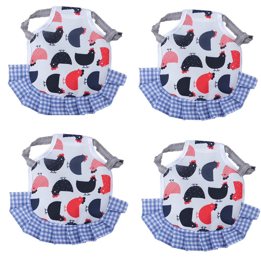 4 Pieces Chicken Saddle Chicken Jacket Straps Hen Apron Chicken Apron ...