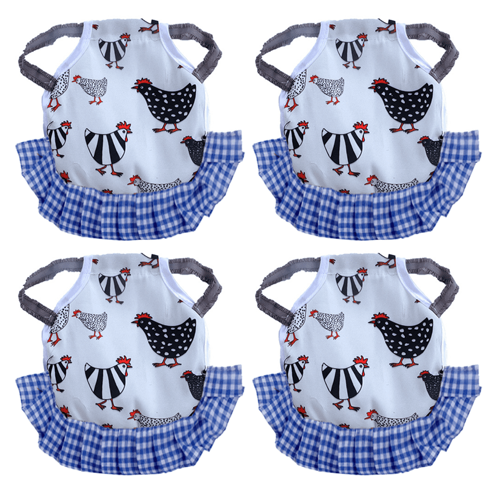 4 Pieces Chicken Saddle Chicken Jacket Straps Hen Apron Chicken Apron ...