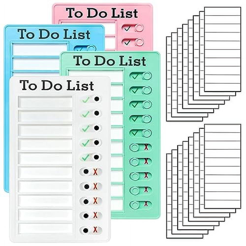 4 Pieces Chore Chart for Kids Multiple Kids - Sliding Routine Chart ...