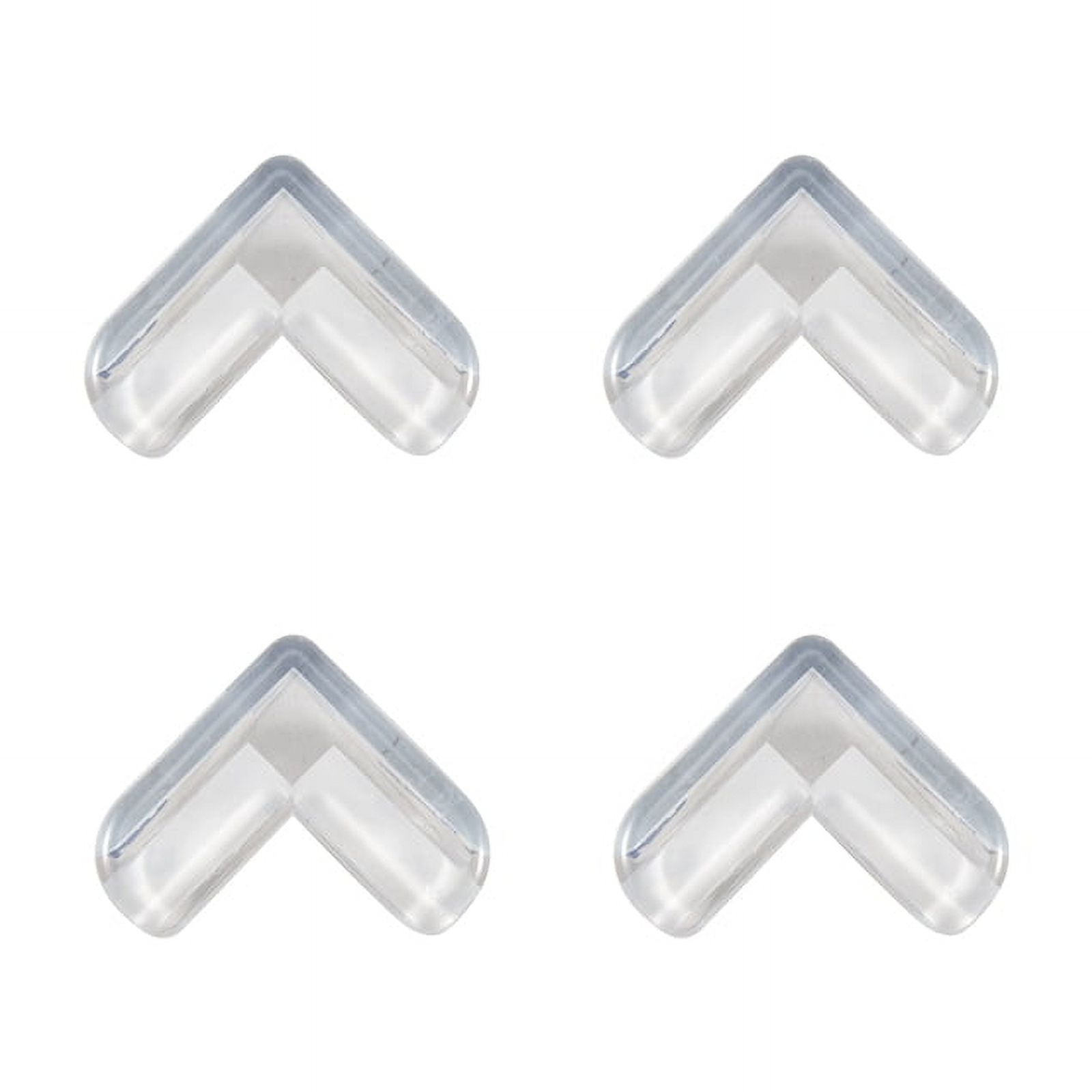 4 Pieces Clear Safety Soft Plastic Table Desk Corner Guard ...