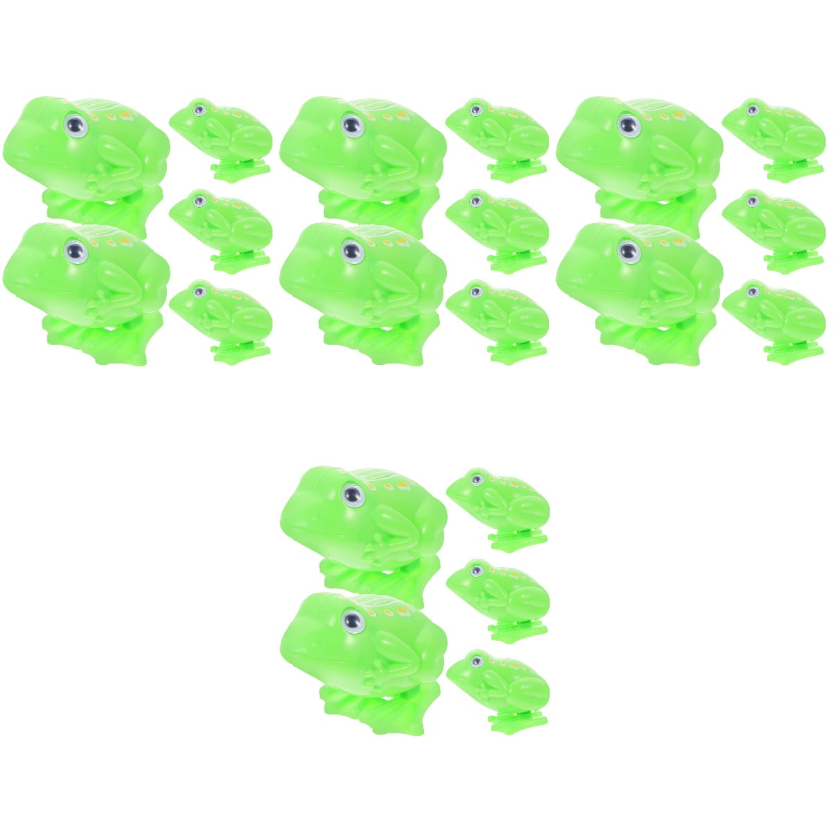 4 Pieces Clockwork Toys for Early Learning Novelty Animal Frog Plush ...