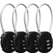 4-Digit Combination Lock, Outdoor Waterproof, Resettable for Gym ...