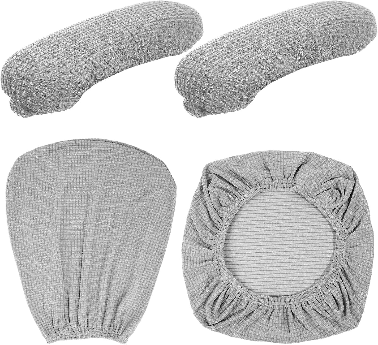 4 Pieces Computer Office Chair Covers Set Universal Protective ...