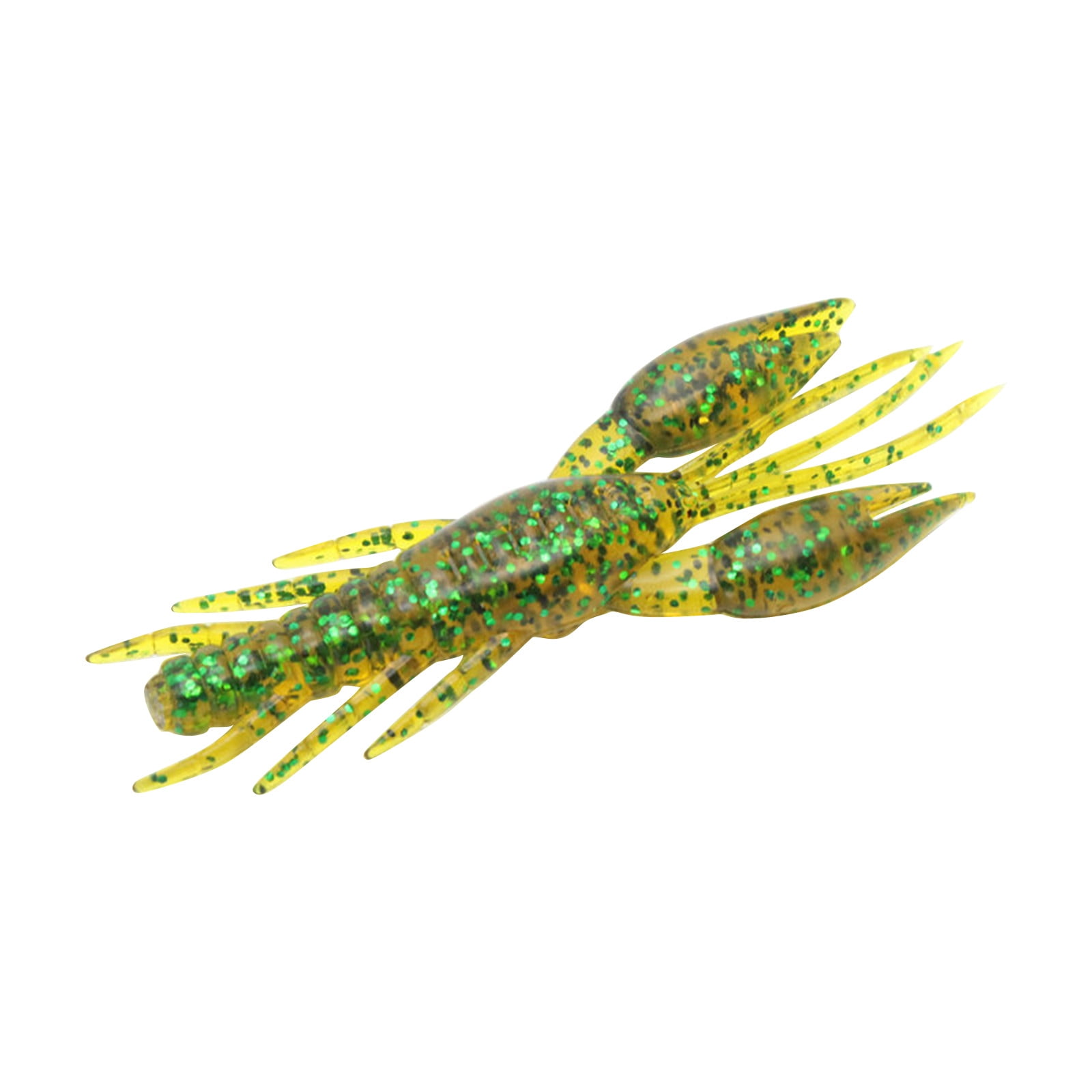 4-Pieces Crawfish Bass Lures, Soft Plastic Bait with Durable TPE ...