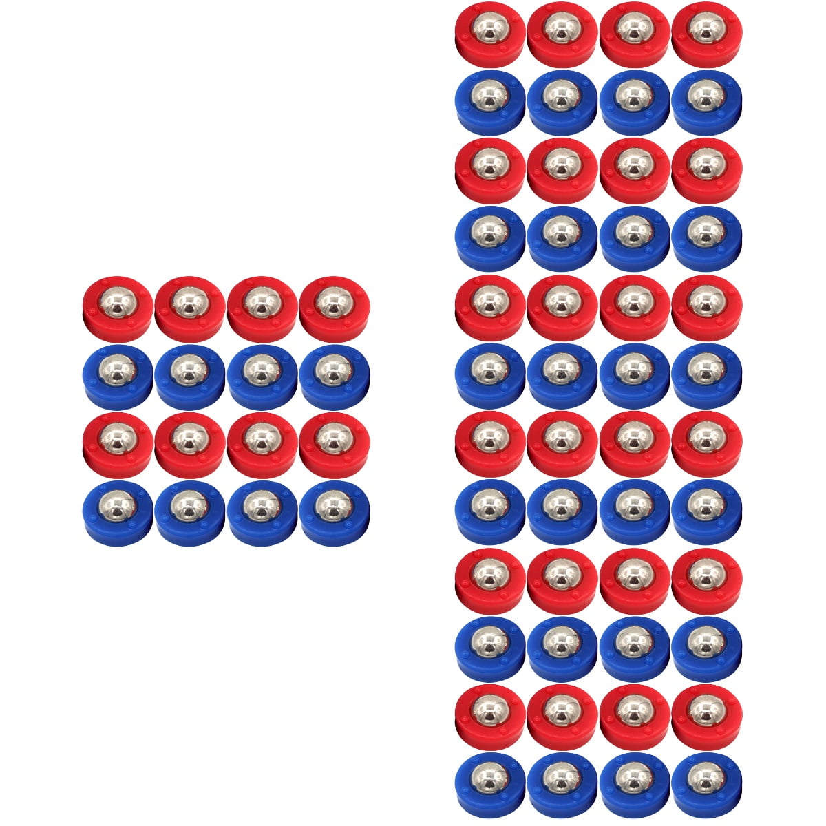 4 Pieces Curling Table Top Game Bearing Ball Children's Shuffleboard ...