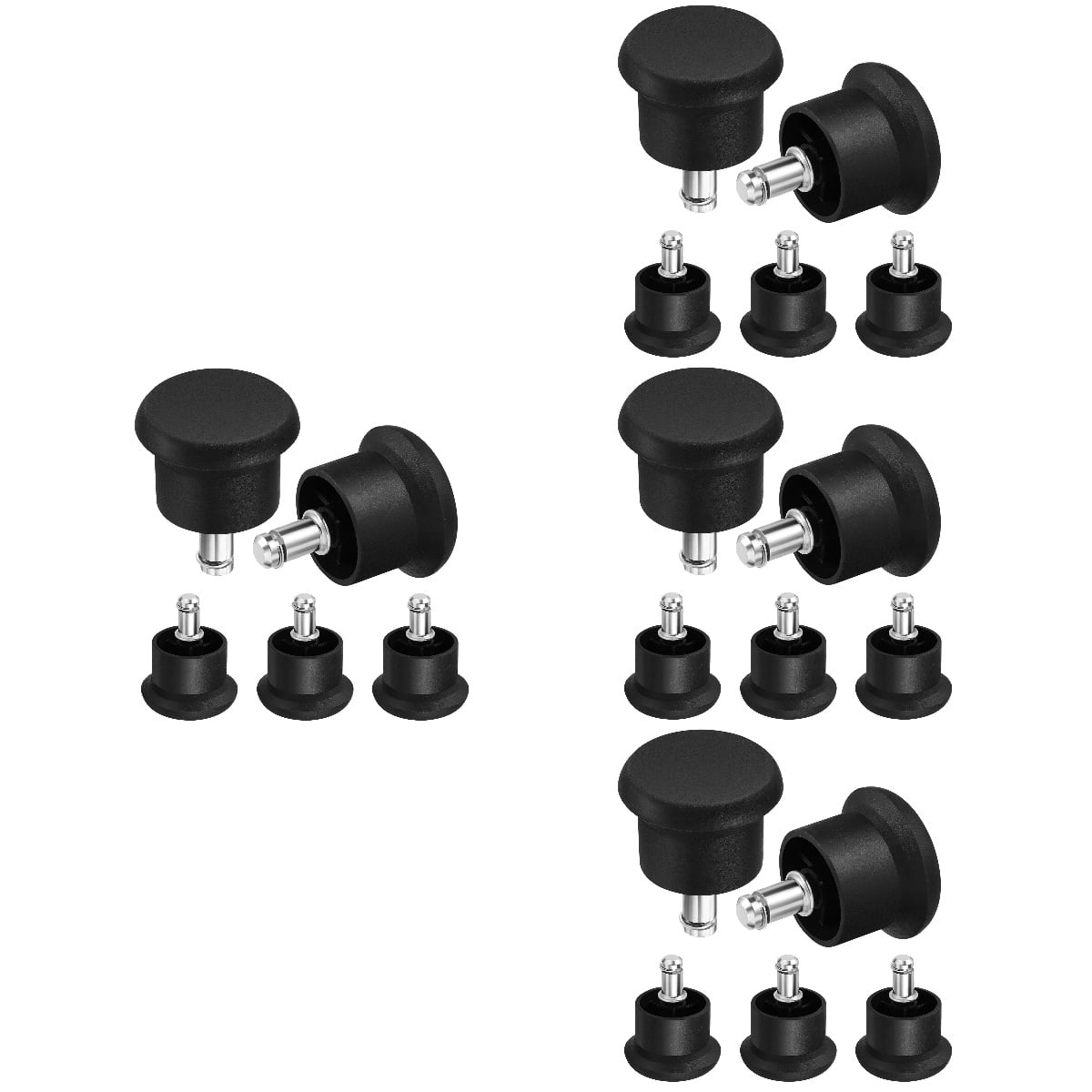 4 Pieces Desk Chair Feet Glides for Office Movement Reduction ...