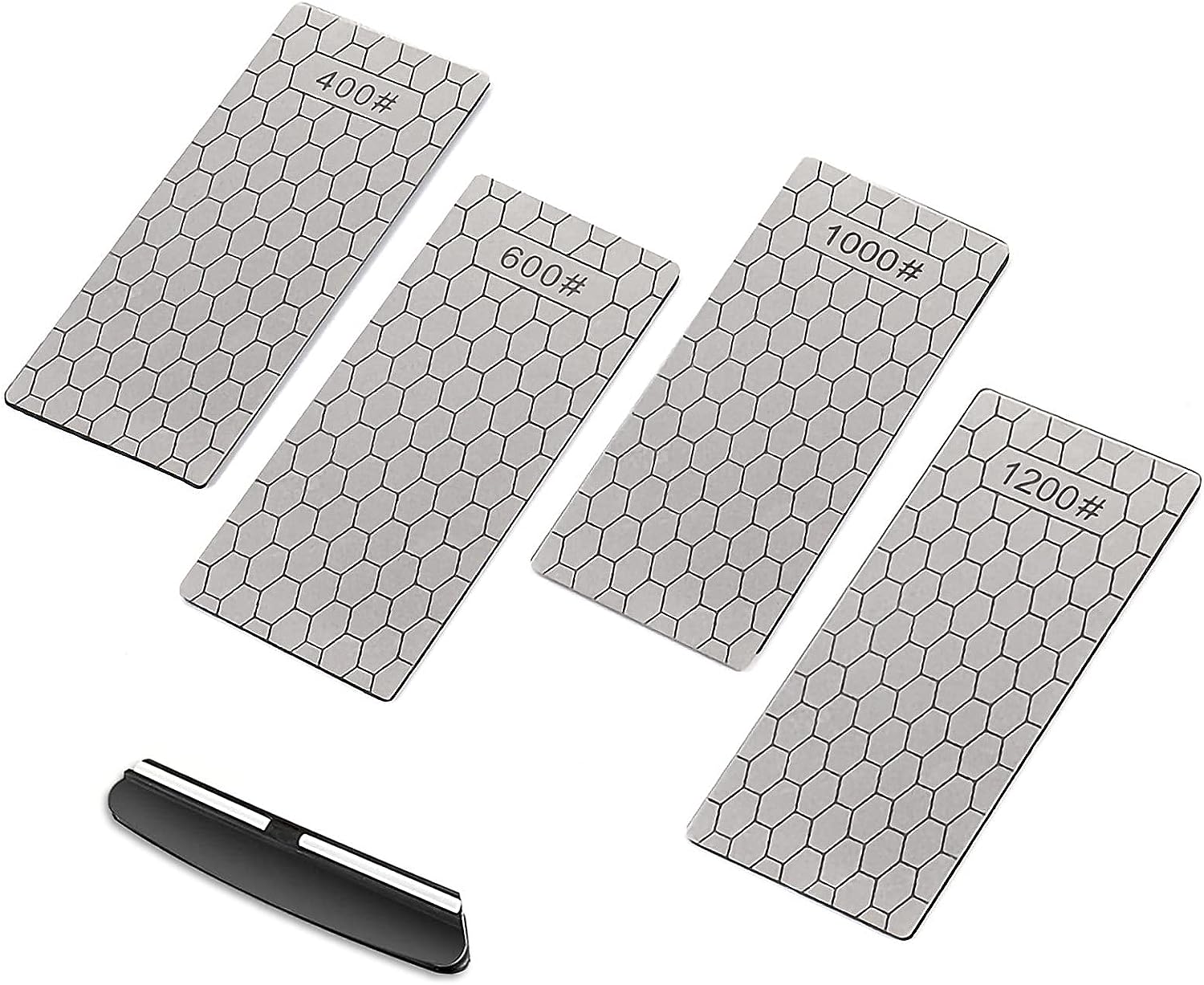 4 Pieces Diamond Sharpening Stone Honing Stone Diamond Stone Lapping ...