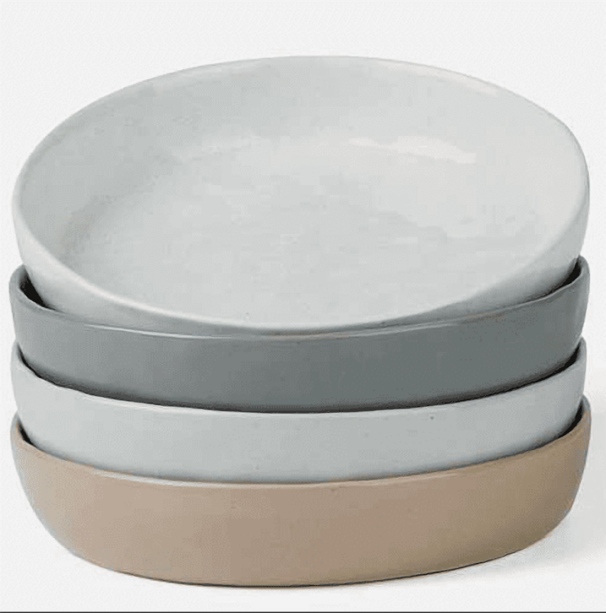 4 Pieces Dinner Plates, 10.5 inch Plate Set, Scratch Resistant ...