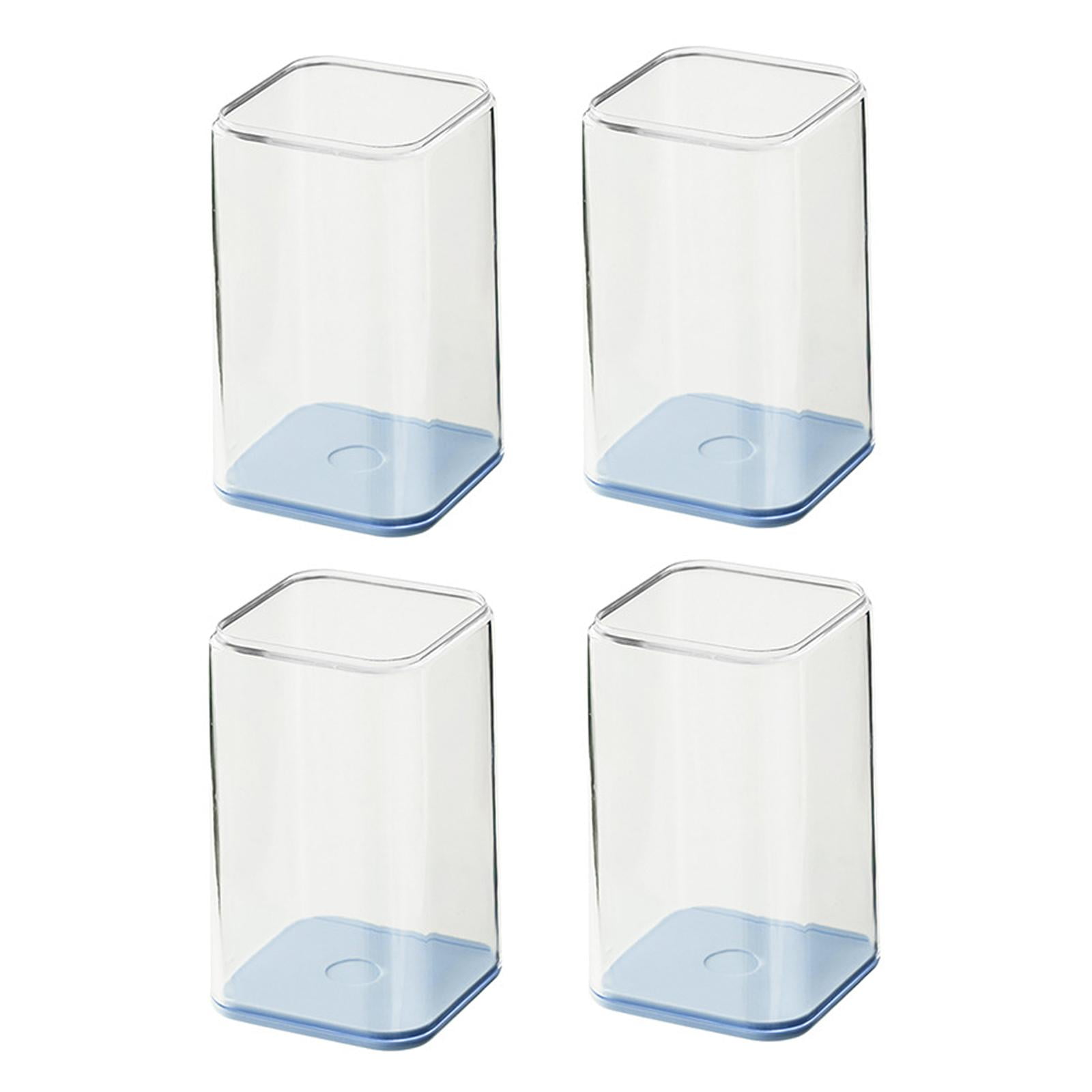 4 Pieces Display Box Figurine Stand Display Cabinet with Stackable ...