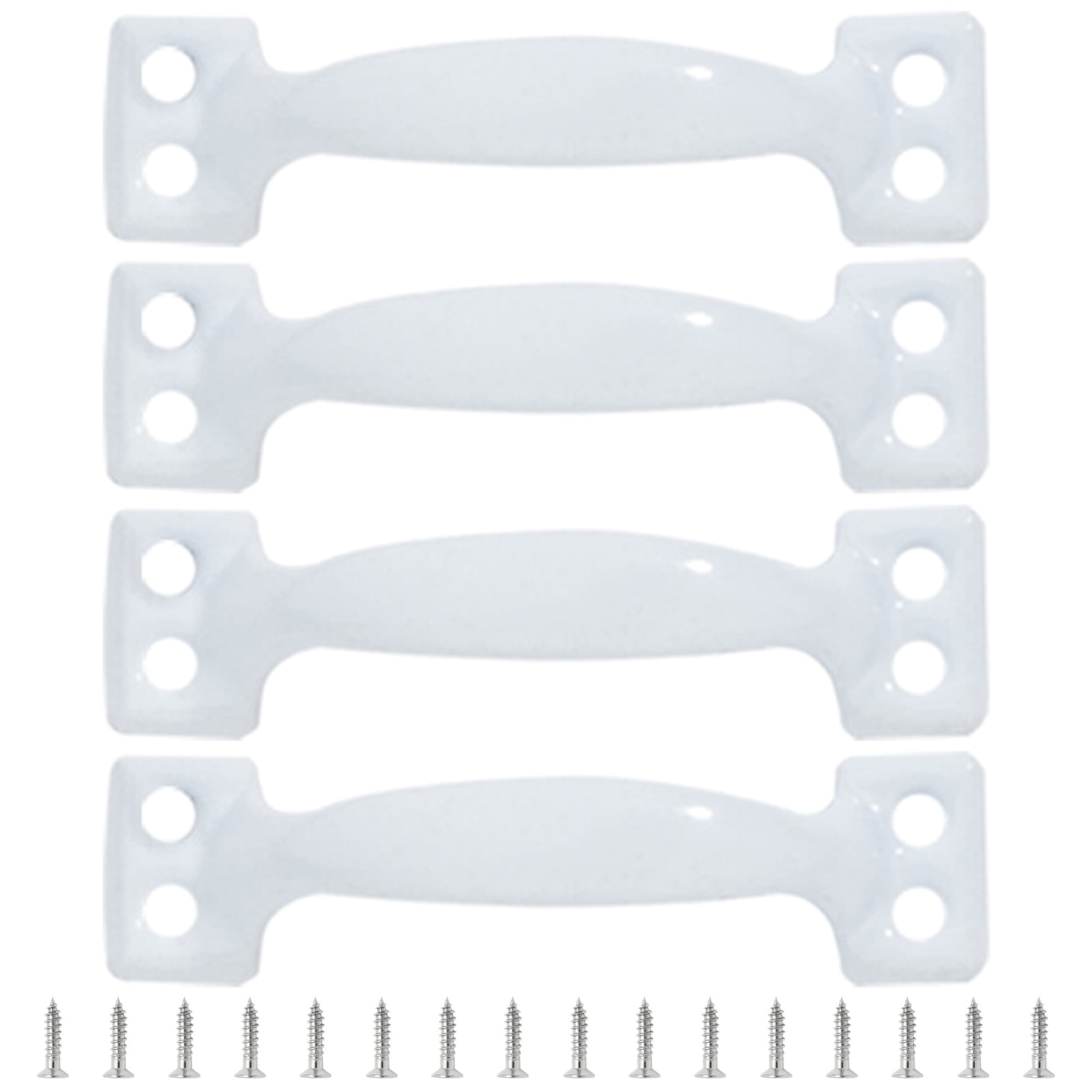 4 Pieces Dresser Drawer Pulls Metal Handles for Barn Door and Cabinets ...