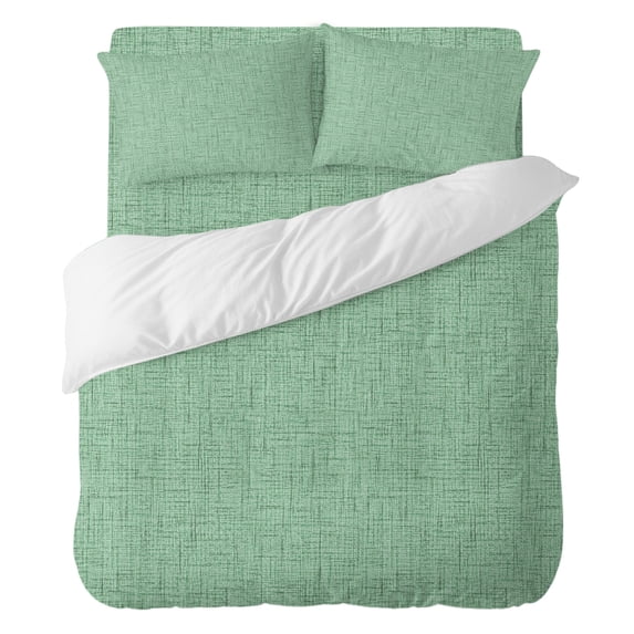 4 Pieces Duvet Cover Set Twin Size, Farm Green Abstract Texture ...