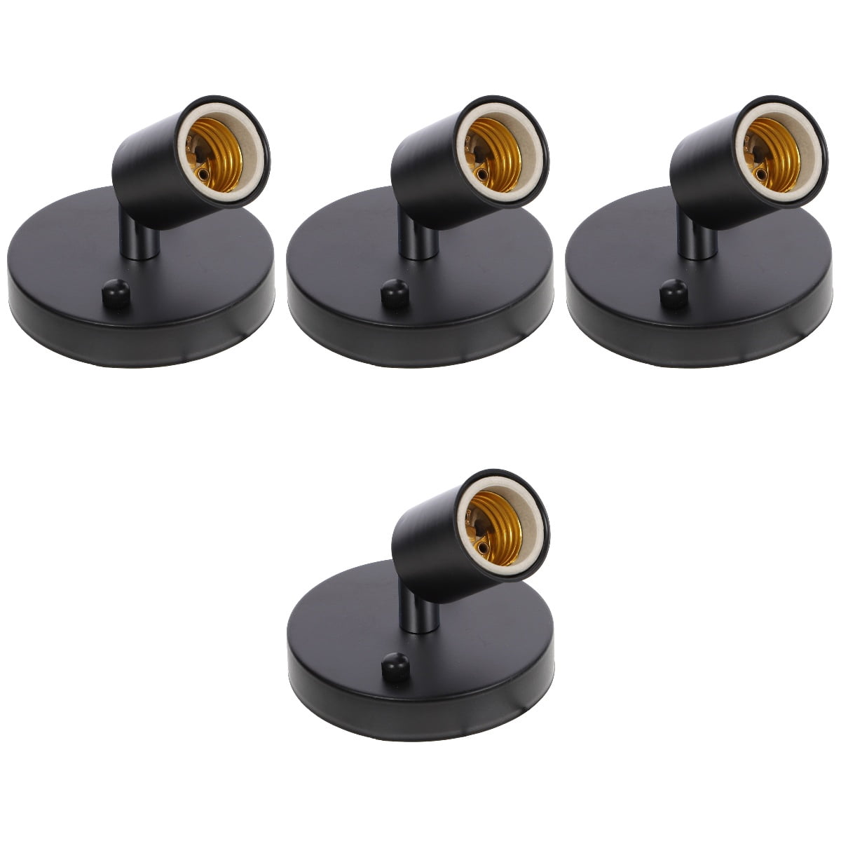 4 Pieces E27 Turn Lamp Holder Rotatable Light Bulb Chandelier Bulbs ...
