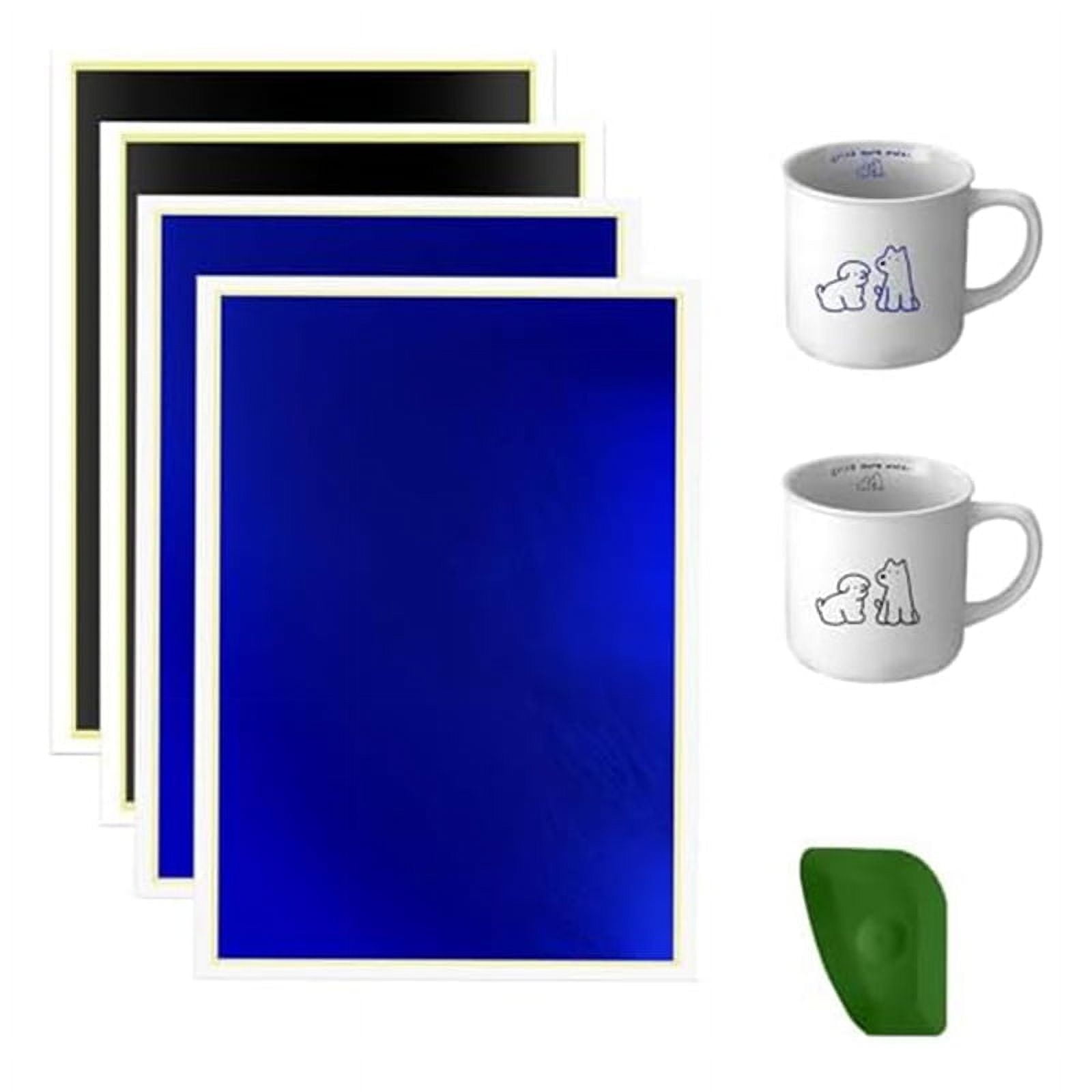 4 Pieces Engraving Marking Paper Color Marking Paper Tape Scraper for ...