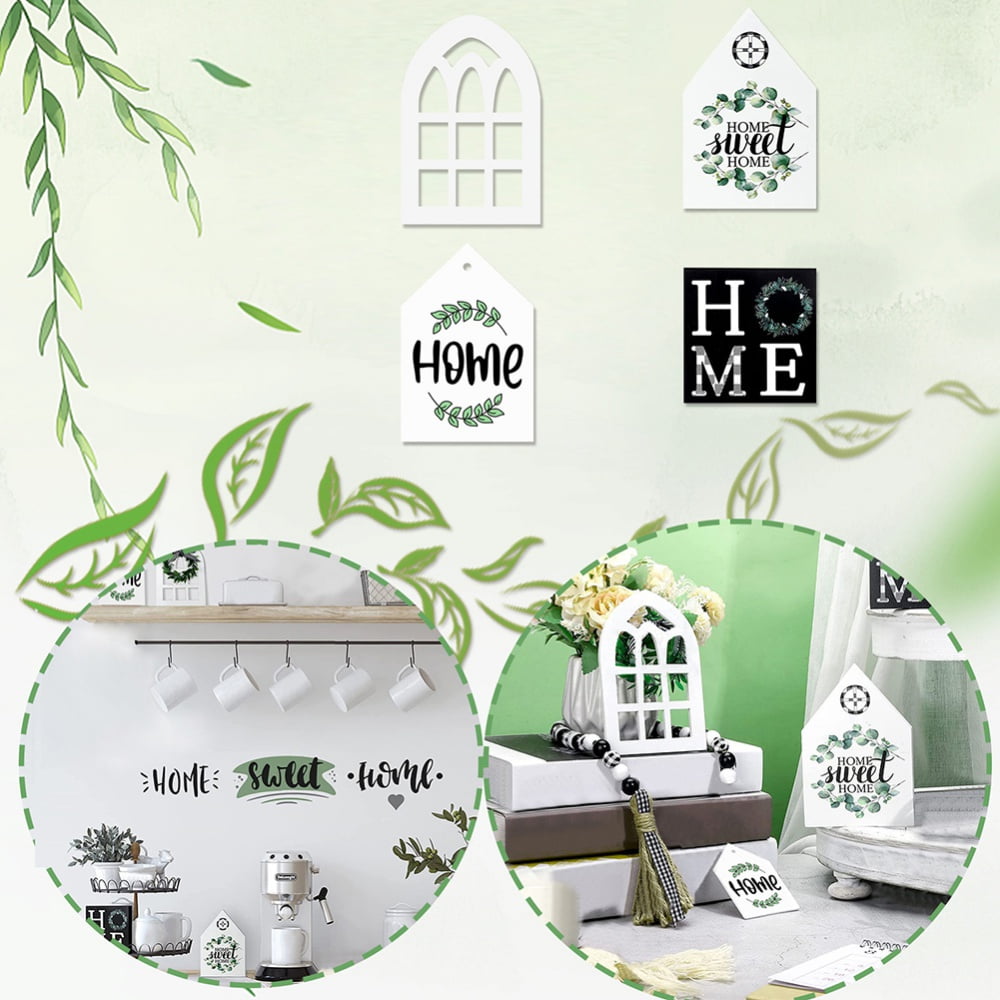 4 Pieces Farmhouse Tiered Tray Decor Bundle Home Farmhouse Items Signs ...