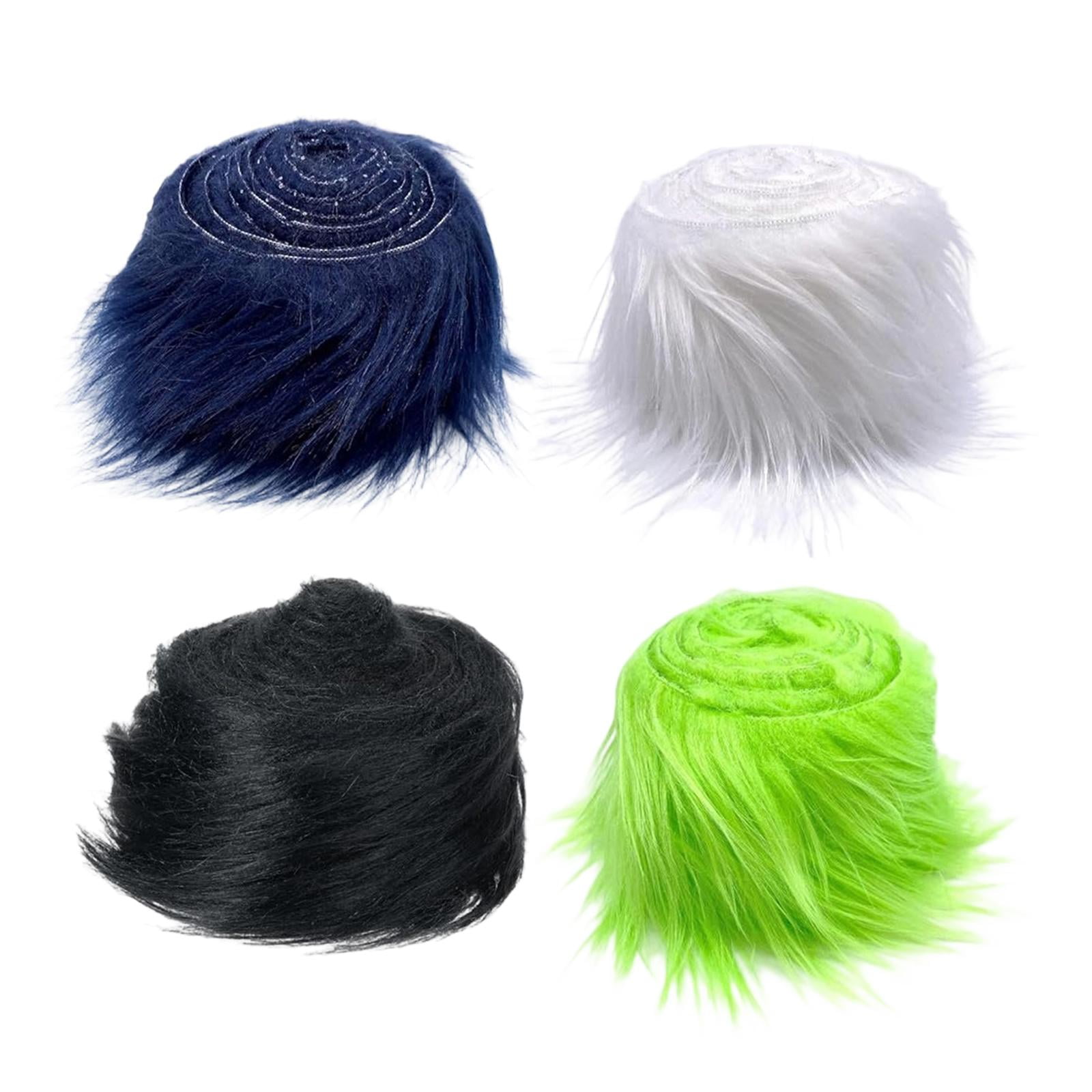 4 Pieces Faux Fur Strips Shaggy Craft Furs Soft Durable 1.5m Material ...