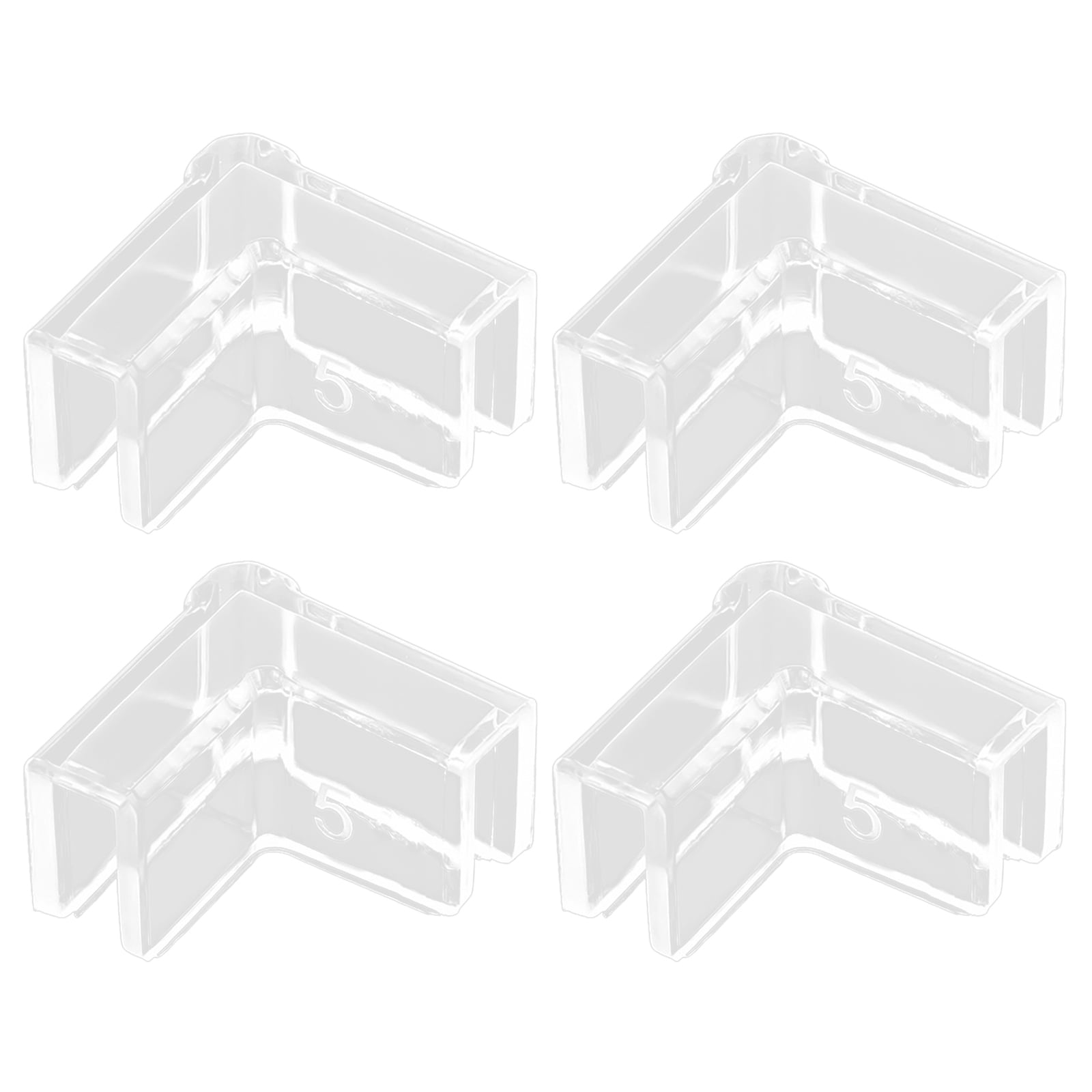 4 Pieces Fish Glass Edges Protector Crashproof Edges Protector ...