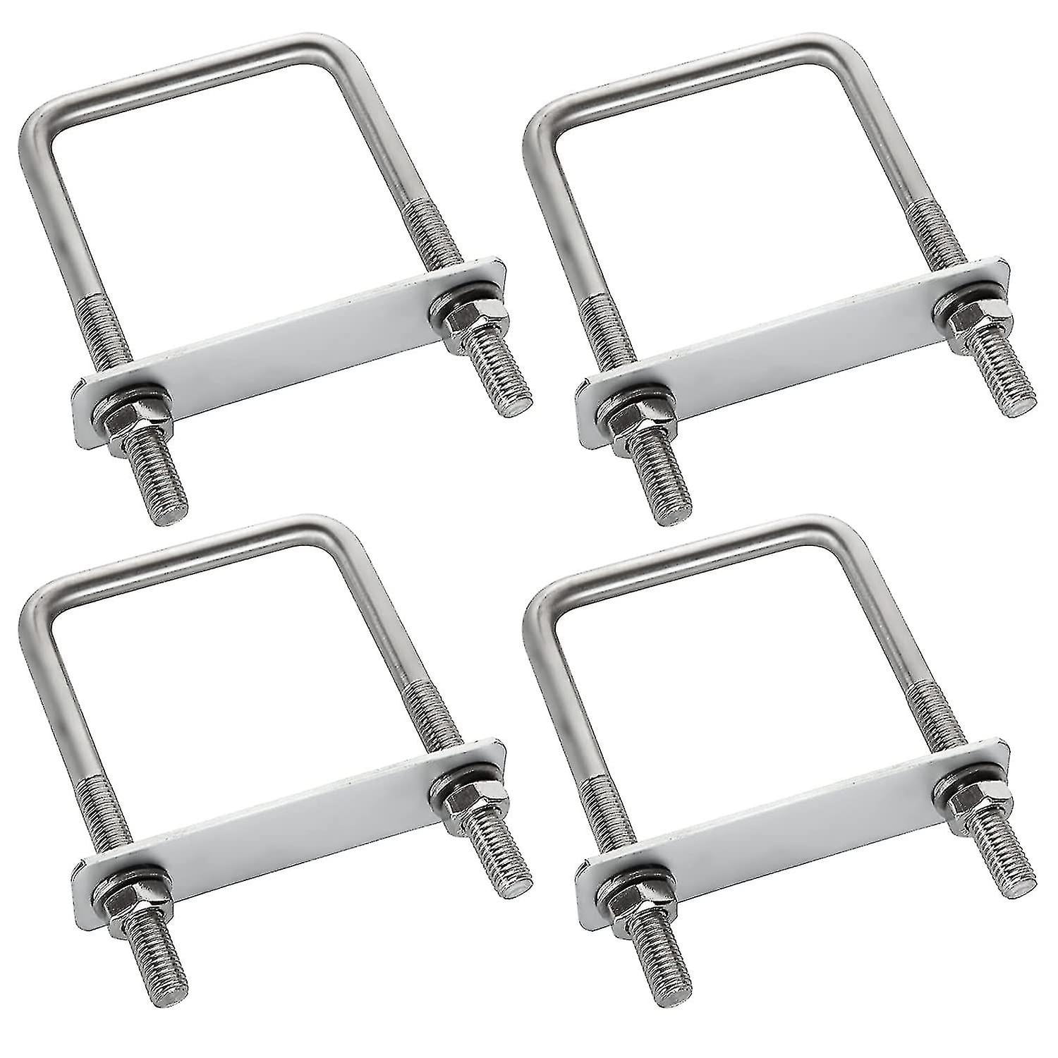 4 Pieces Fixing Clamp, U Bolt Fixing, U Bolt, Roof Box Fixing, Durable ...