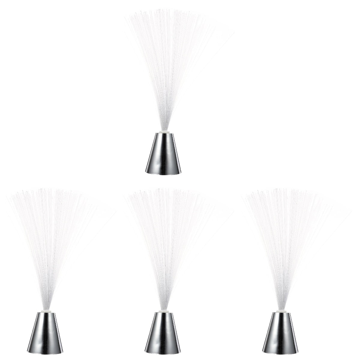 4 Pieces Flash Light Nightlight Fiber Optic Glacier Lite Fiberoptics ...