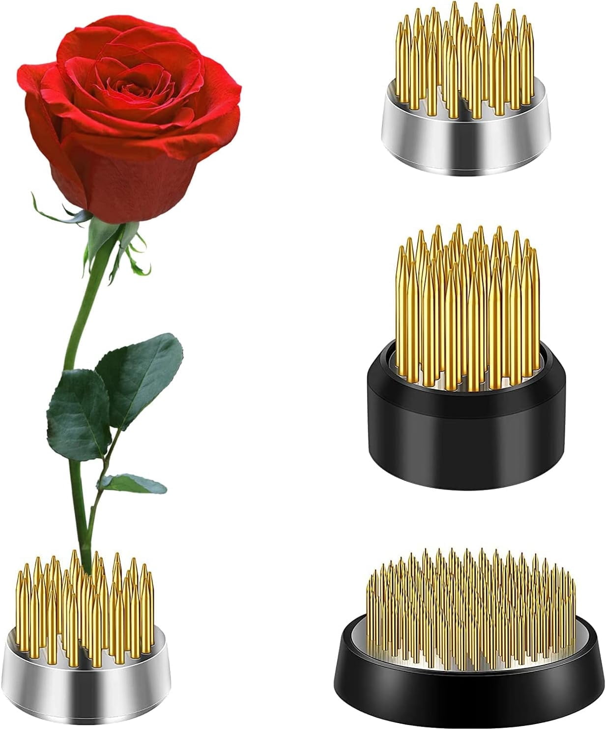 4 Pieces Flower Holder Round Flower Arranger Flower Fixed Tools ...