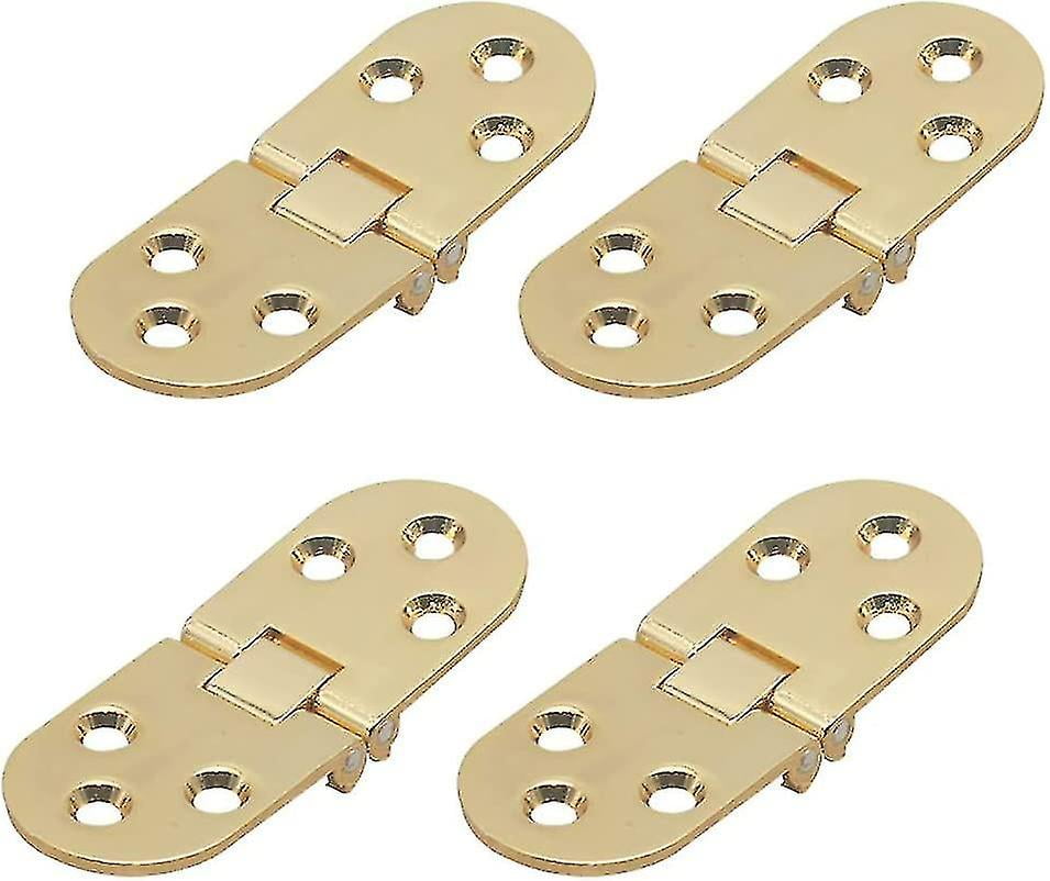 4 Pieces Folding Flip Top Hinge, Folding Table Hinge Zinc Alloy, Round ...
