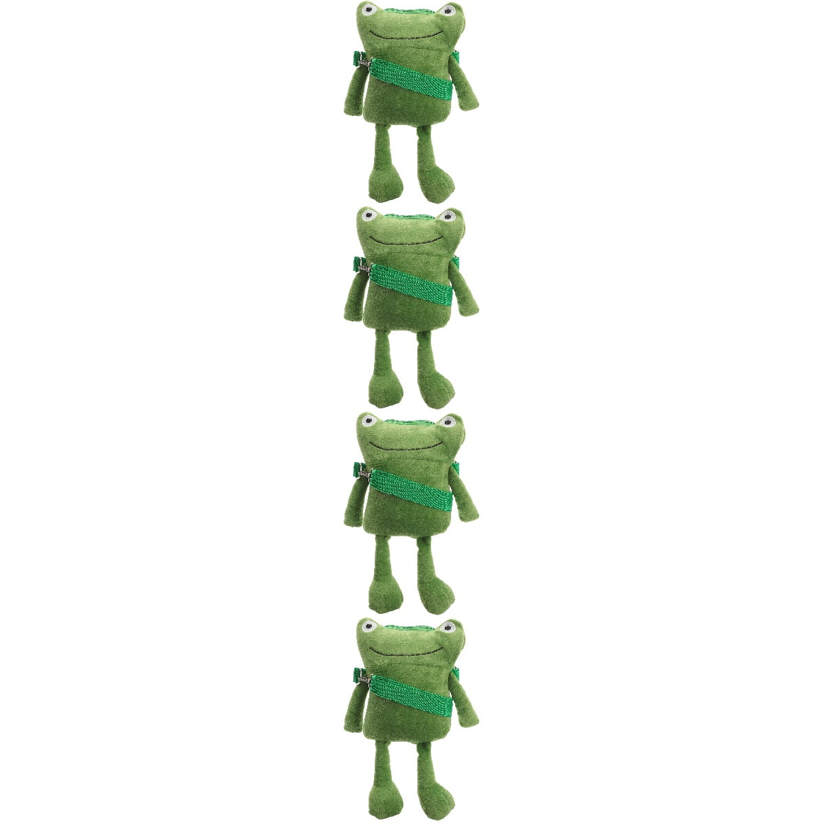4 Pieces Frog Phone Bag Messenger Fashionable Wallet Plush Child Miss ...
