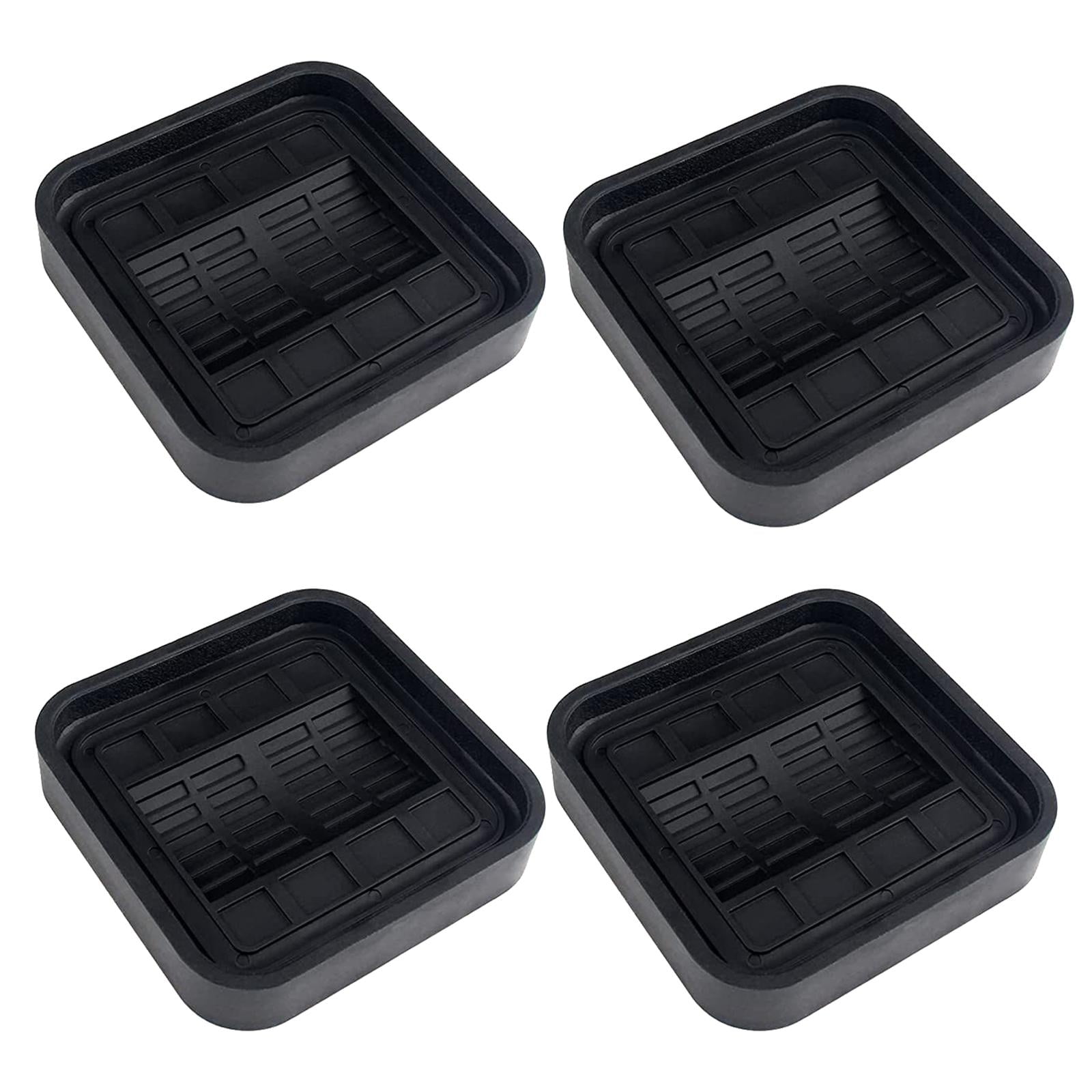 4 Pieces Furniture Caster Cups Square for Carpet, Durable Hard Floors ...