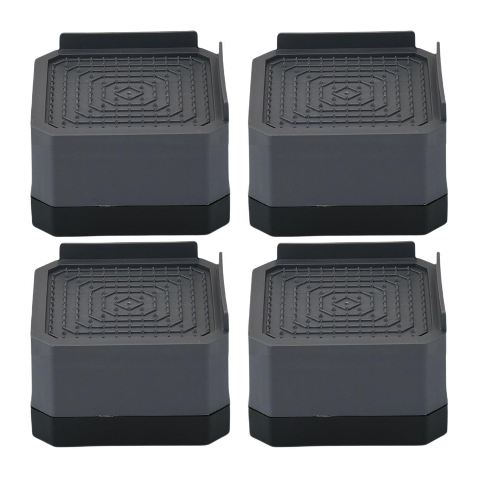 4 Pieces Furniture Leg Risers Anti Vibration Pads Desk Lifts Heavy Duty ...
