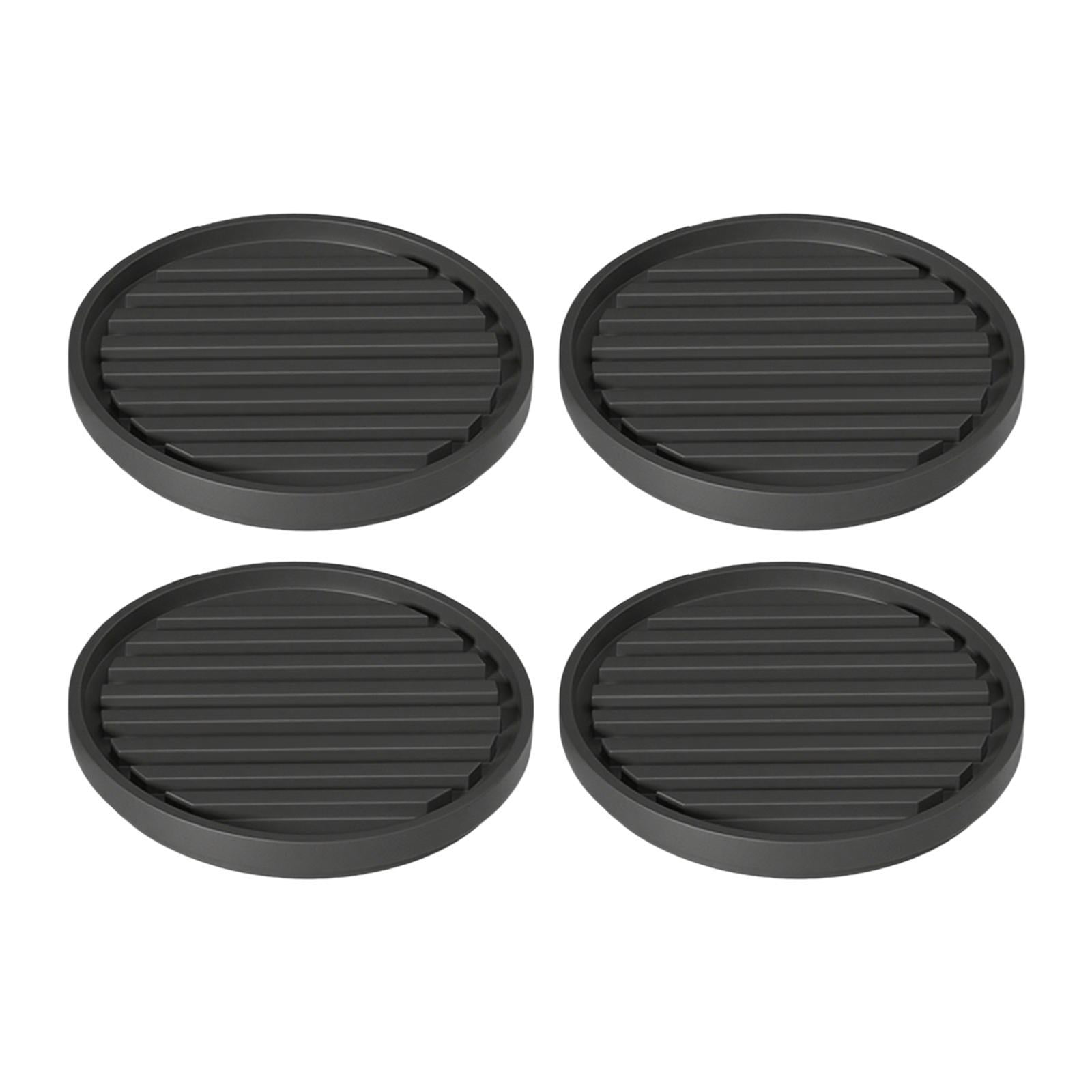 4 Pieces Furniture Wheels Caster Cups Gripper Pads Wheel Stops Scratch ...