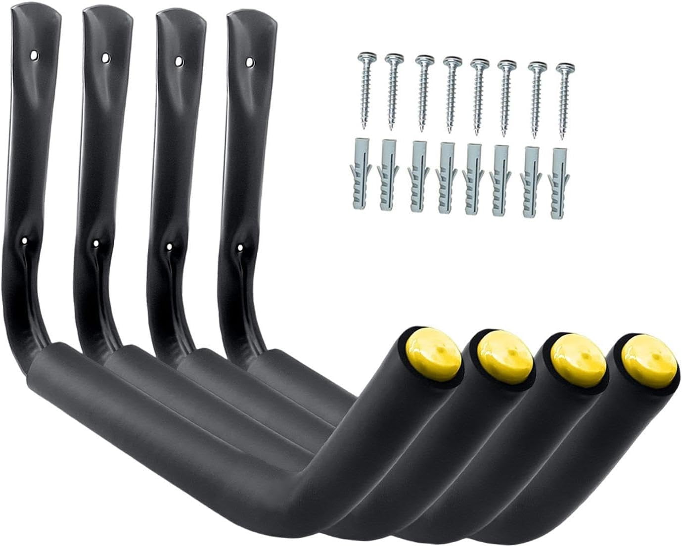 4 Pieces Garage Kayak Storage Hooks Kayak Storage Racks Wall Mounted ...