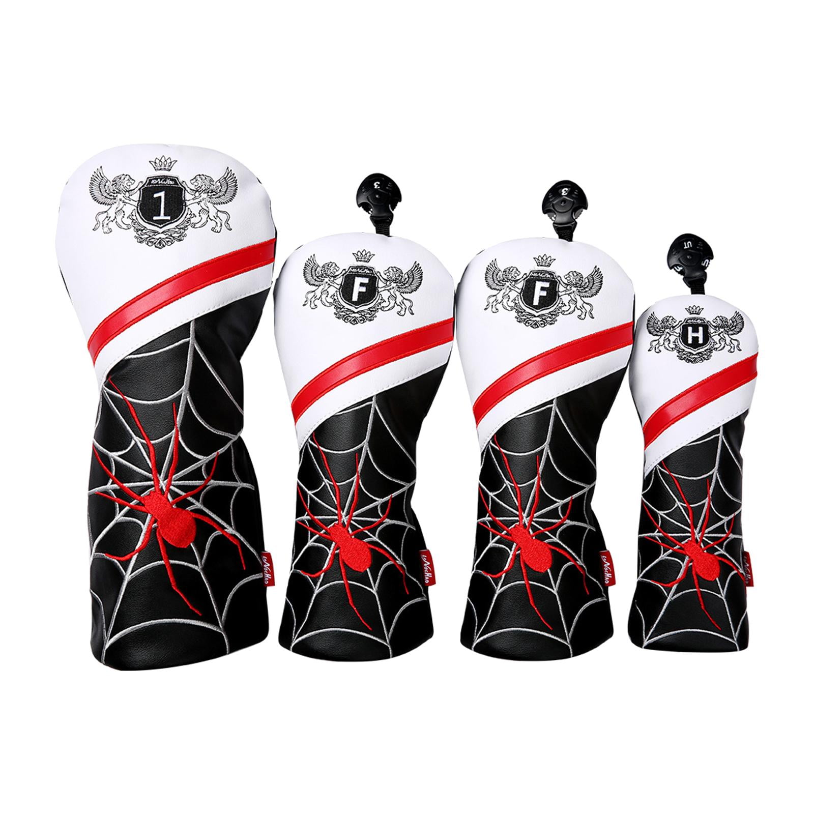 4 Pieces Golf Head Cover Golf Club slip Wood Golf Wood Driver Clubs ...