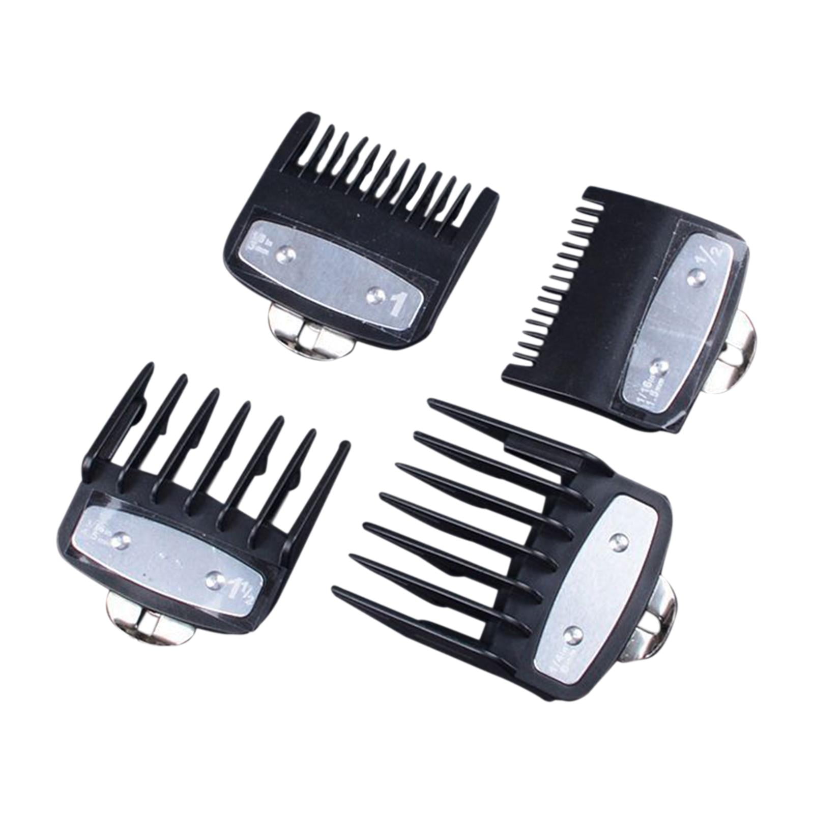 4 Pieces Guide Combs Sliding Combs for Hair for Home Barbers Haircuts ...