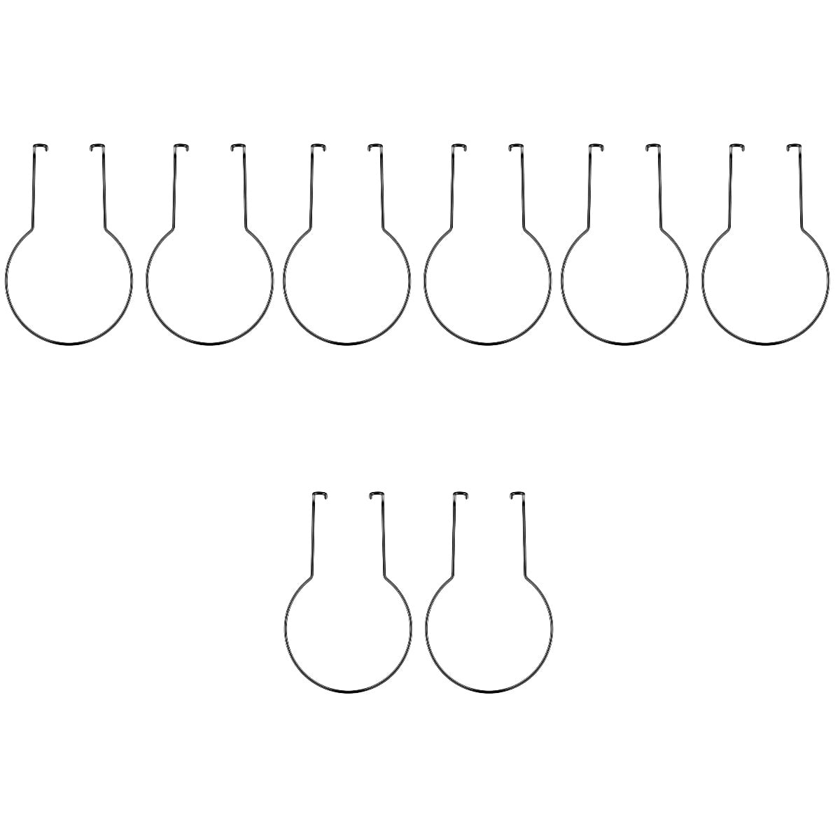 4 Pieces Hat Storage Hook Standing Rack Tree Hard Light for Truck Black ...