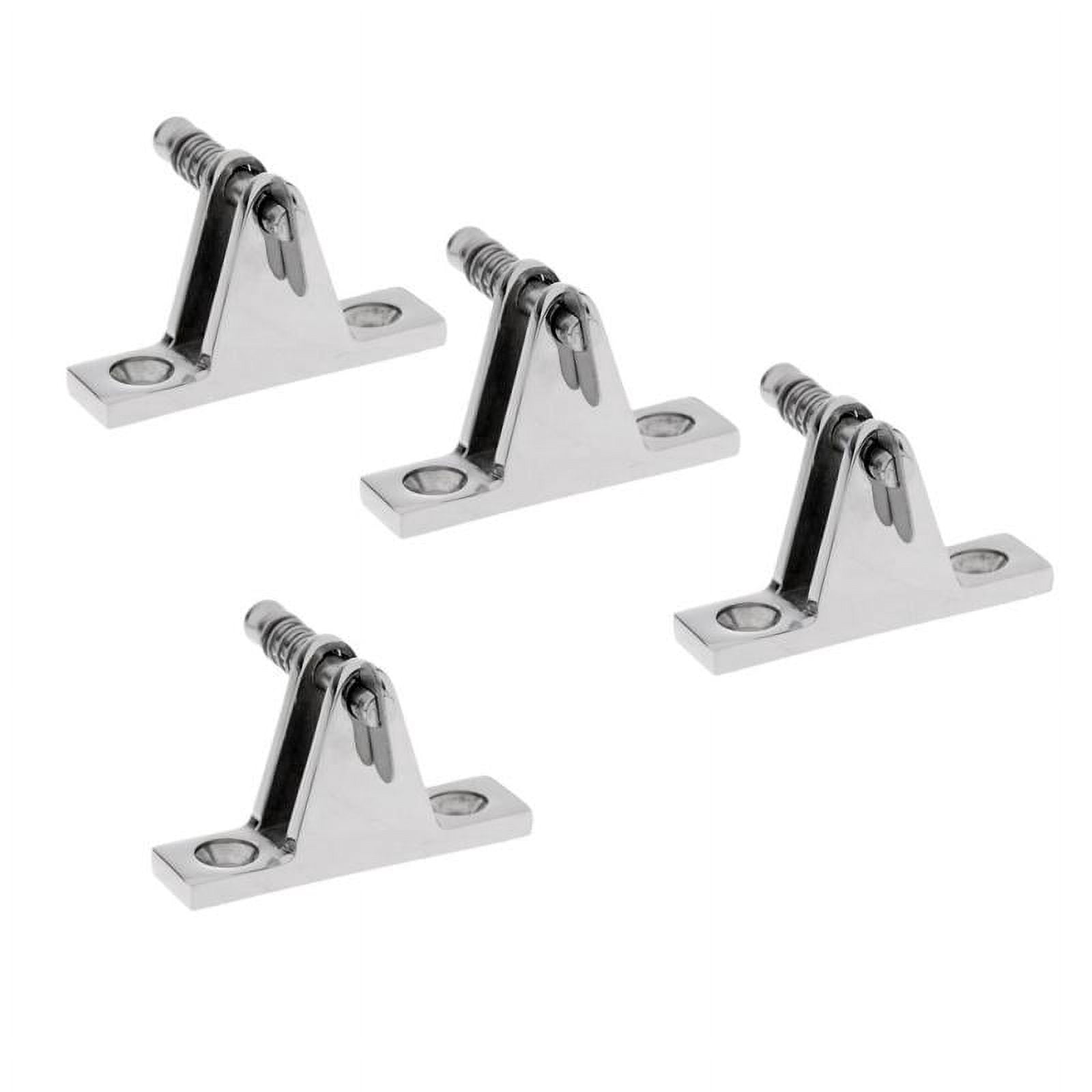4 Pieces Heavy Duty 316 Stainless Steel Marine Boat Canopy Cover Deck ...