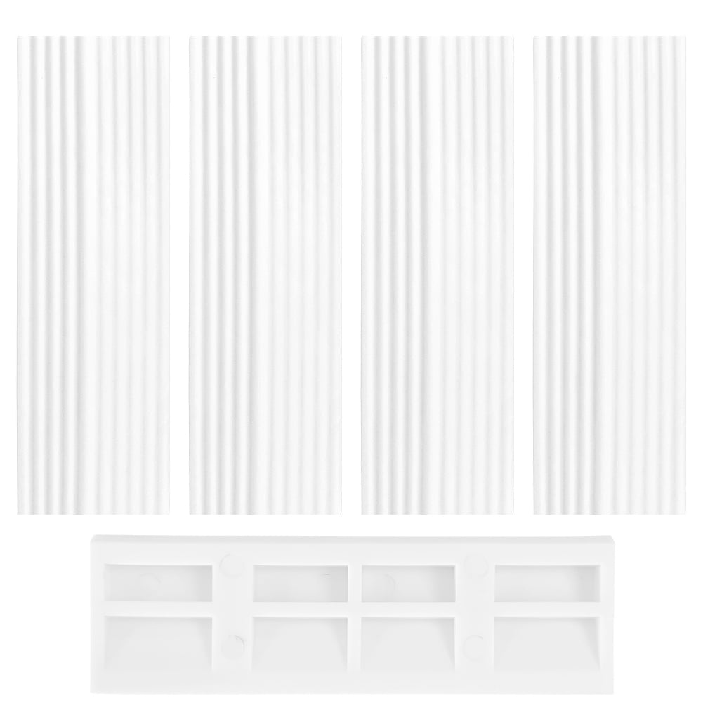 4 Pieces Household Threshold Bars Step Ramp Mat Door Sill Scuff Plate ...