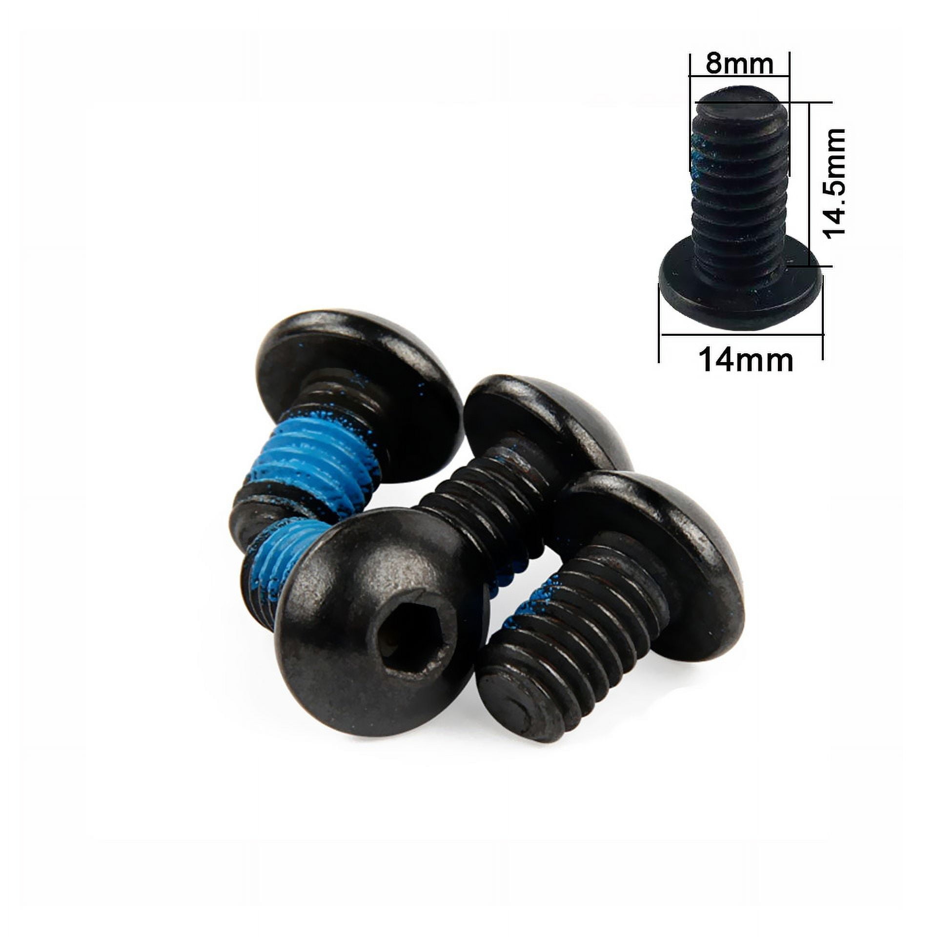 4 Pieces Inline Skate Bolts Mounting Screws of Roller Skates Boot and ...