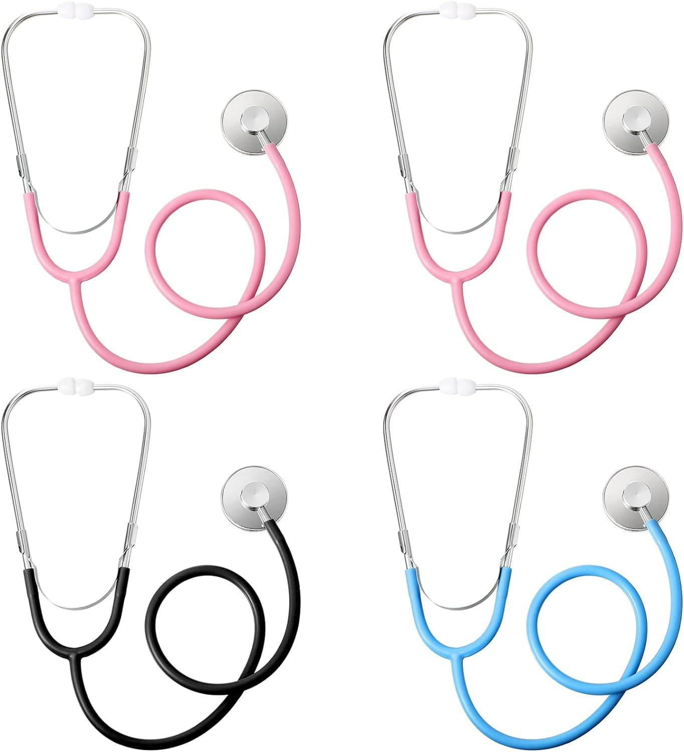 4 Pieces Kids Stethoscope Stethoscope Toy Working Stethoscope for Kids ...