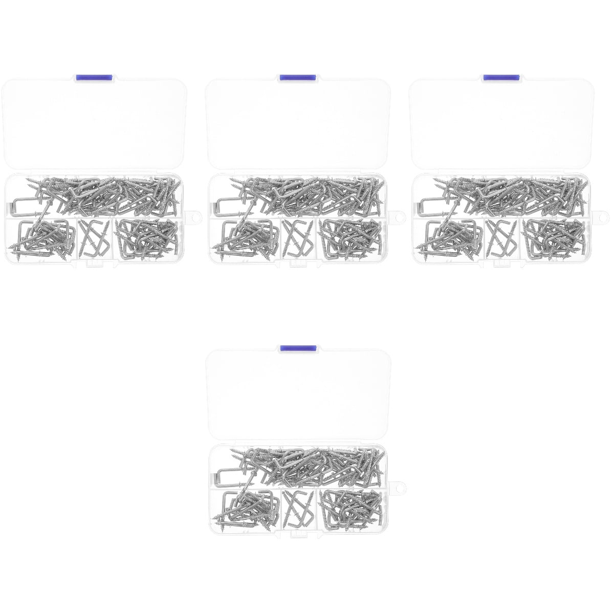 4 Pieces L Shape Self Screw Hook Screws Mix Right Angle - Walmart.com